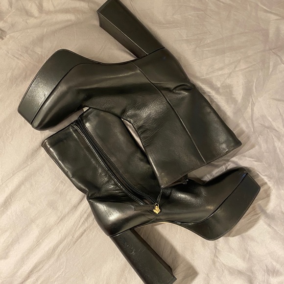 Zara | Shoes | Zara Black Platform Boots | Poshmark